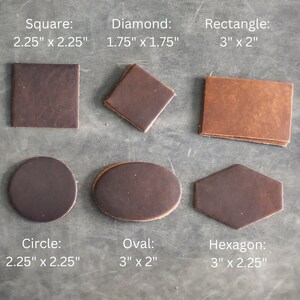 Personalized Leather Patch Custom With Logo Text or - Etsy