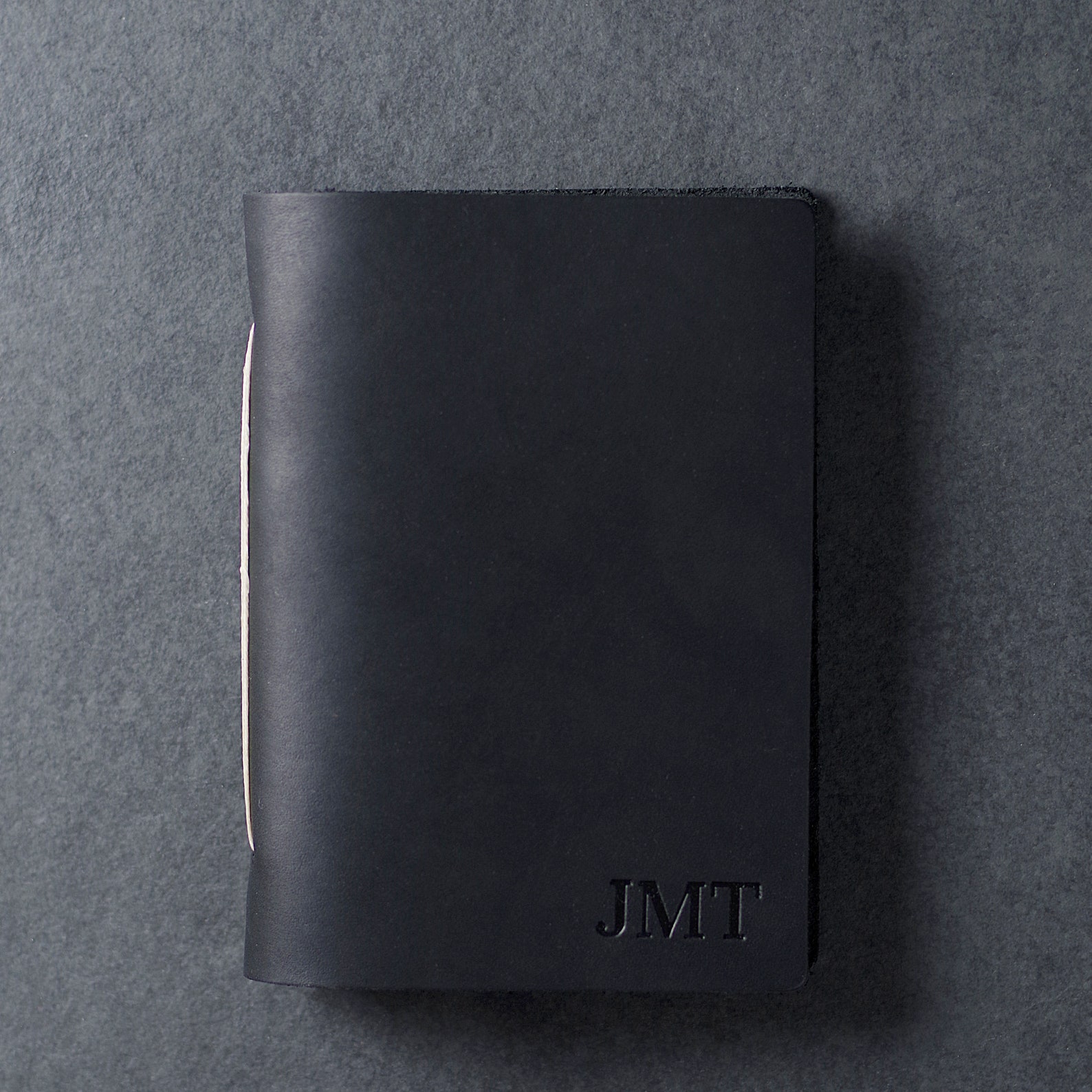 Personalized Leather Pocket Journal Small Travel Notebook - Etsy