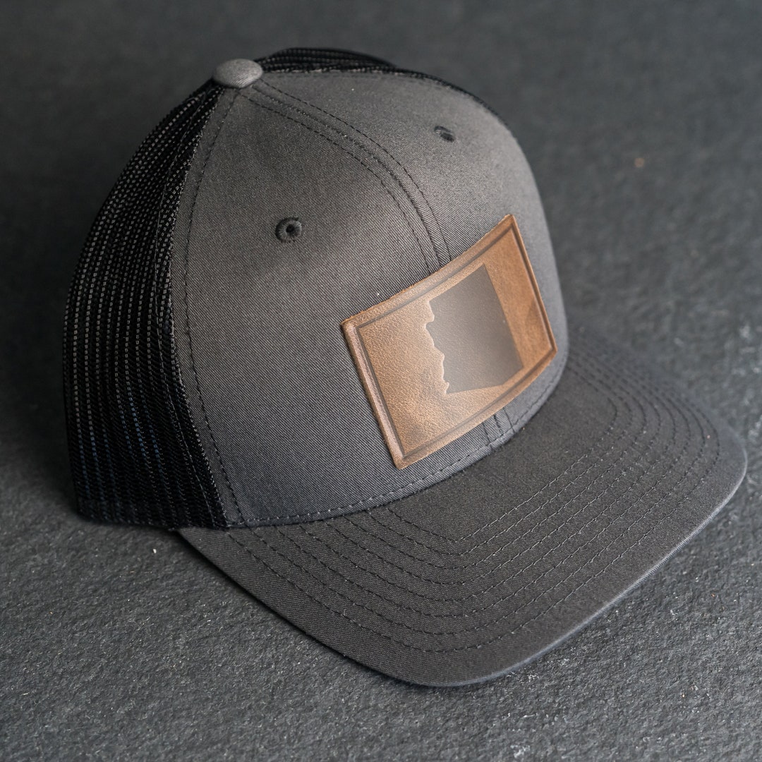 Arizona Hat | Leather Patch Trucker Style Hats | State of Arizona ...