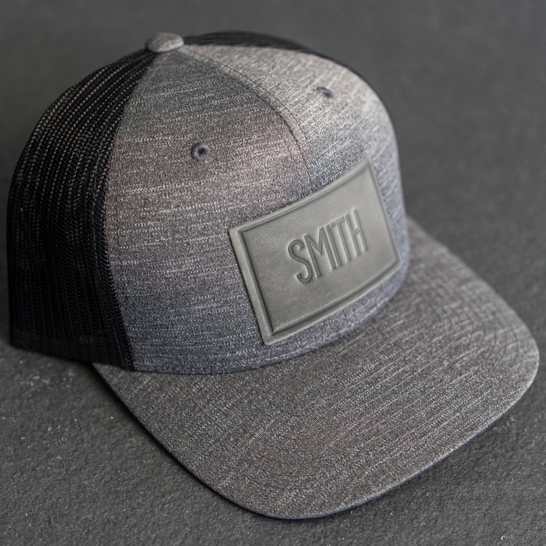 Personalized Performance Trucker Hat Leather Patch Performance Style ...