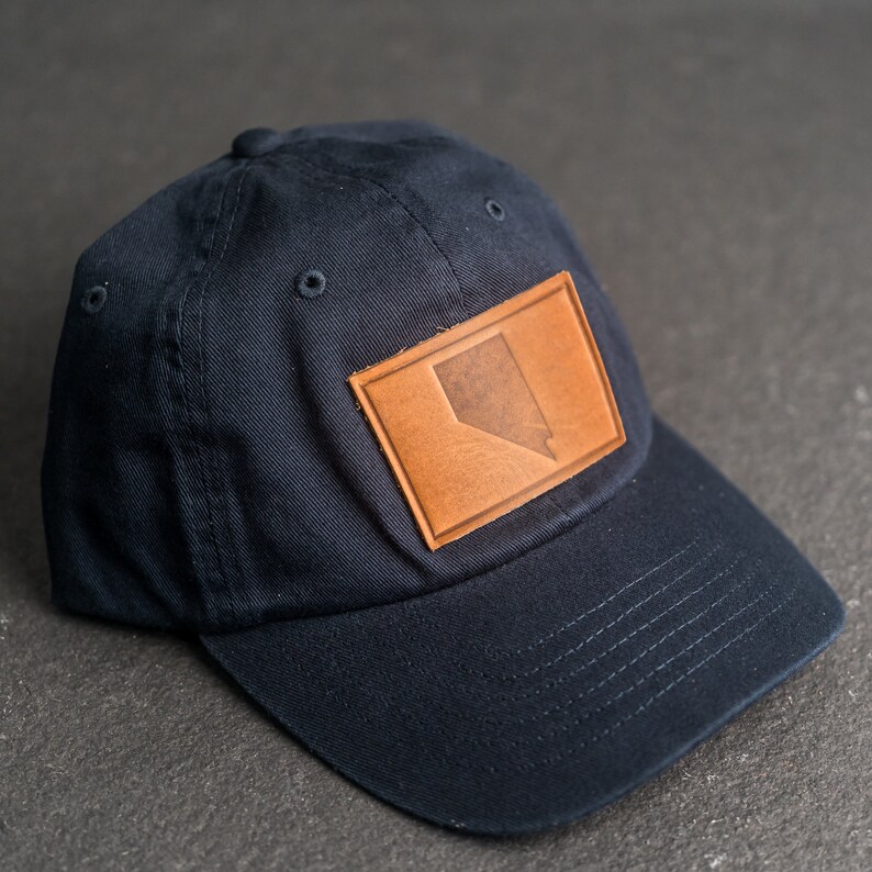 Nevada Unstructured Hat | Leather Patch Unstructured Style Hats for Men ...