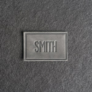 Personalized Leather Patch Custom With Logo, Text, or Initials Blank ...