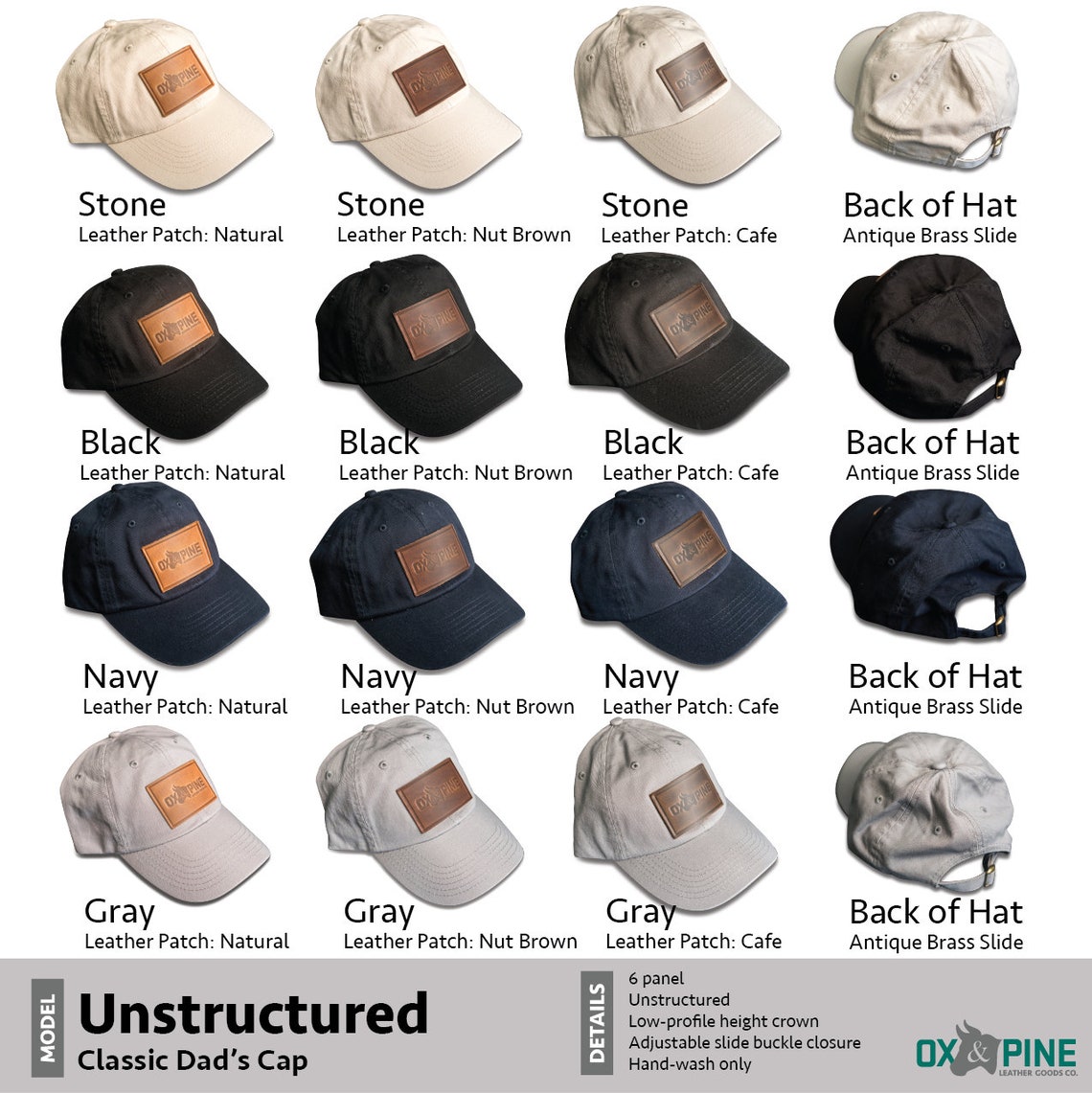 American Flag Unstructured Hat Leather Patch Unstructured - Etsy