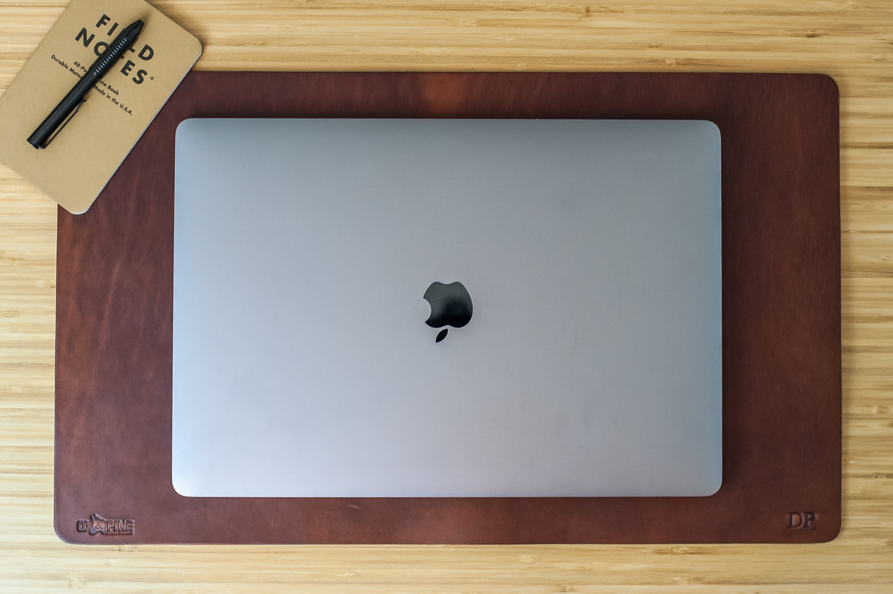 Personalized Leather Desk Mat Full Grain Premium HORWEEN | Etsy
