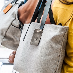 Personalized Leather Luggage Tags | Custom Bag Tag | Business Travel ...