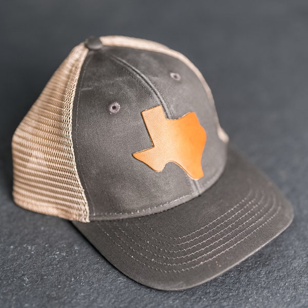 Leather Hat Patch Texas - Etsy