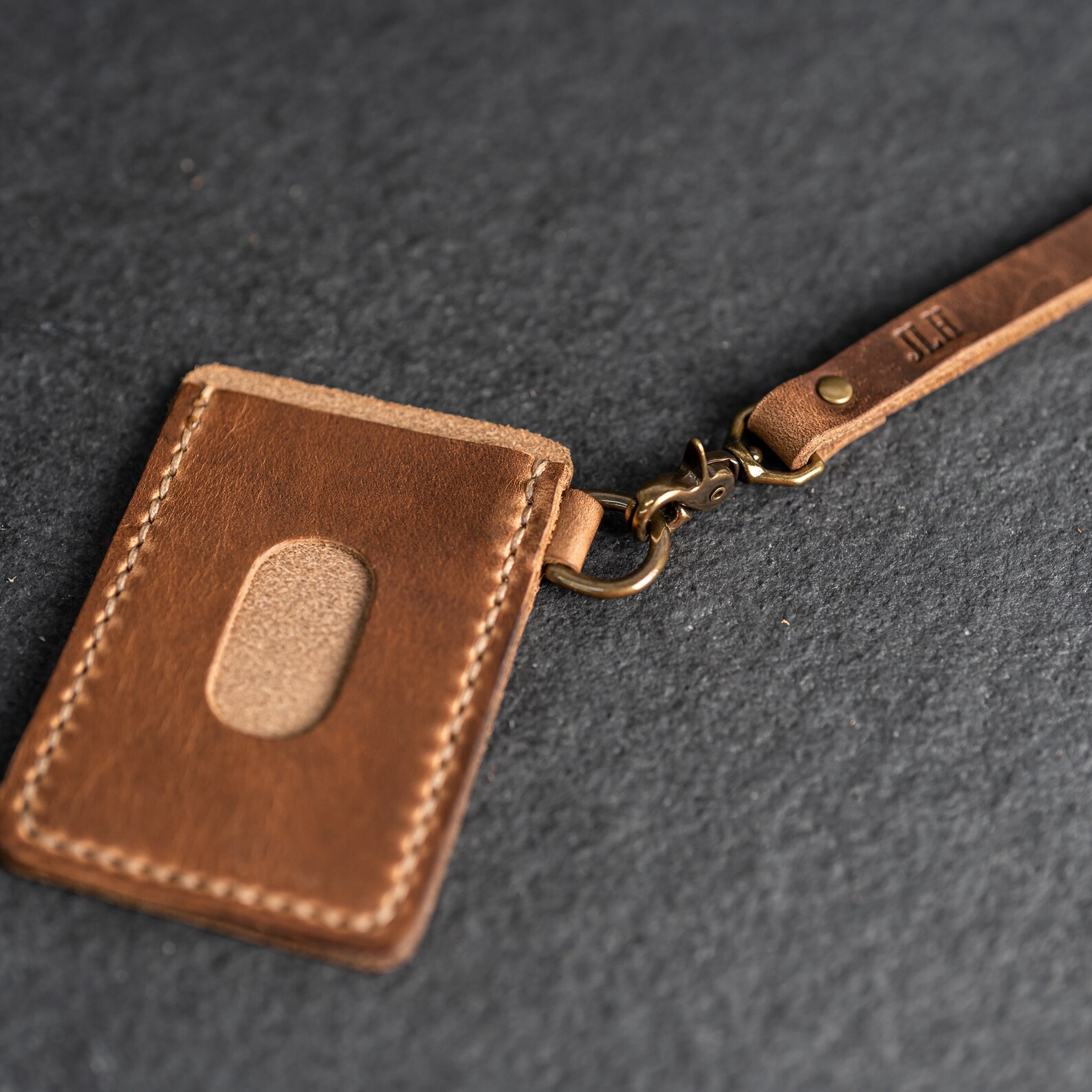 Personalized Leather Two Pocket Wallet With Optional Wristlet | Small ...