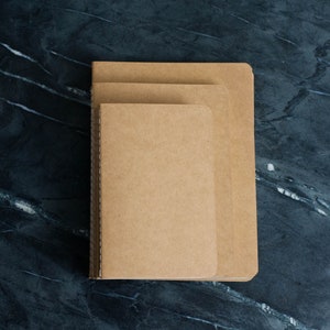 Kraft Notebook Refills for Refillable Leather Journals by Ox & Pine ...