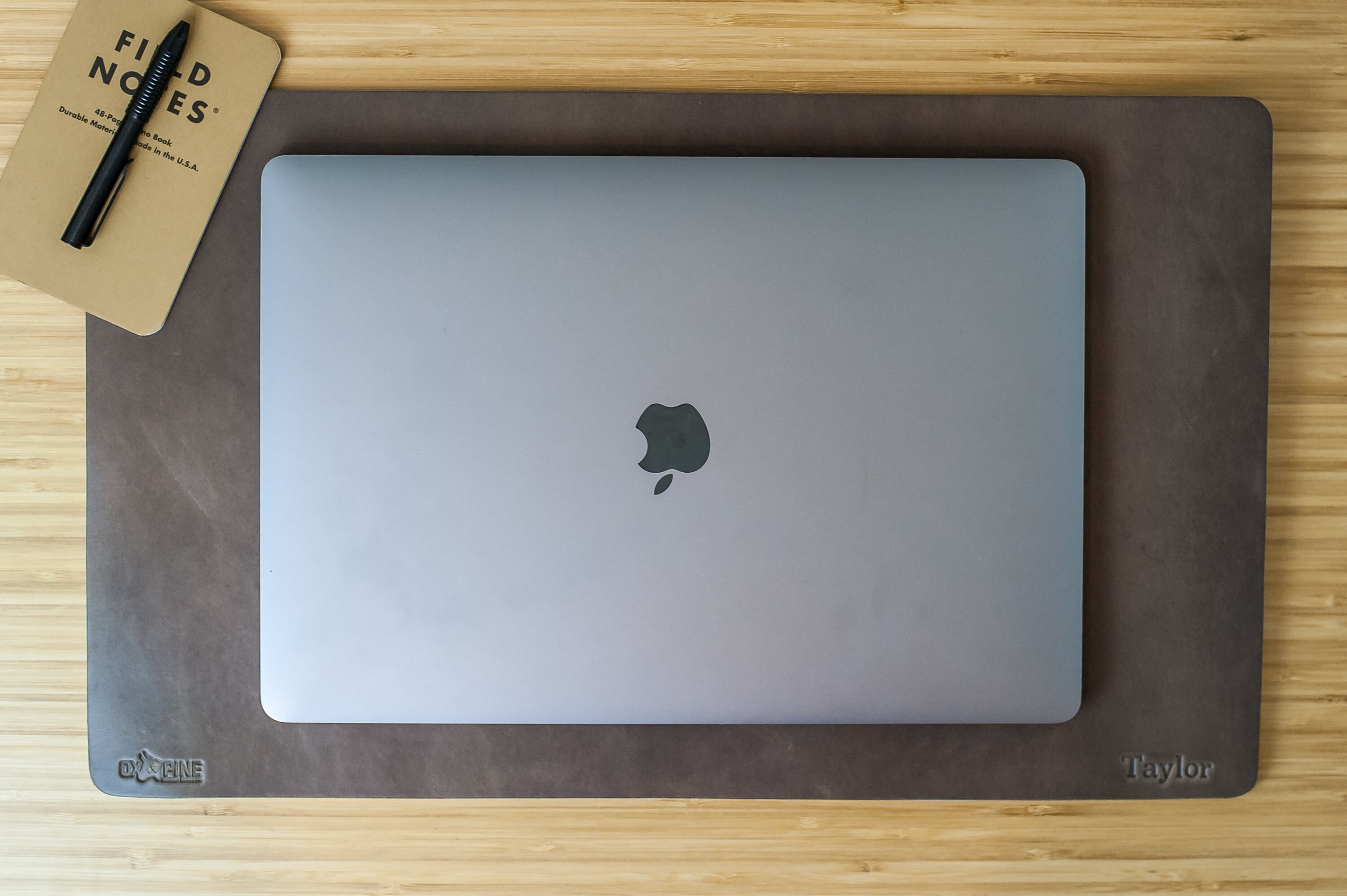 Personalized Leather Desk Mat Full Grain Premium HORWEEN - Etsy