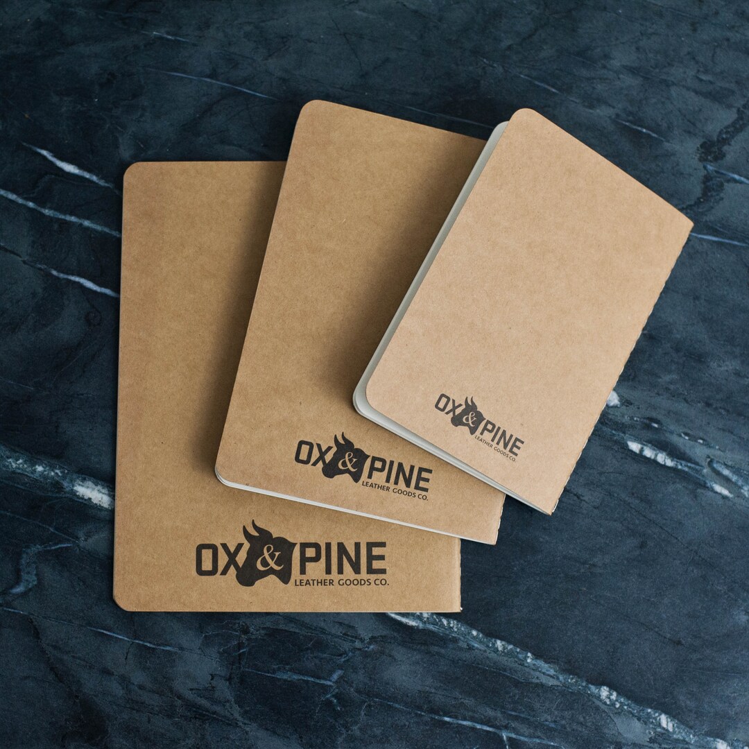 Kraft Notebook Refills for Refillable Leather Journals by Ox & Pine ...