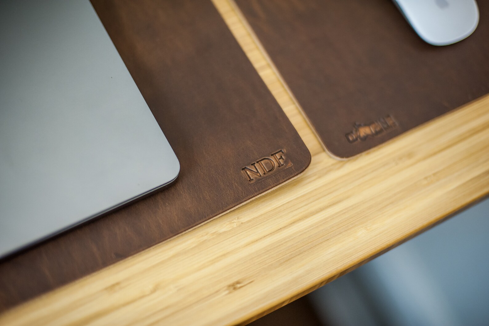 Personalized Leather Desk Mat Full Grain Premium HORWEEN | Etsy