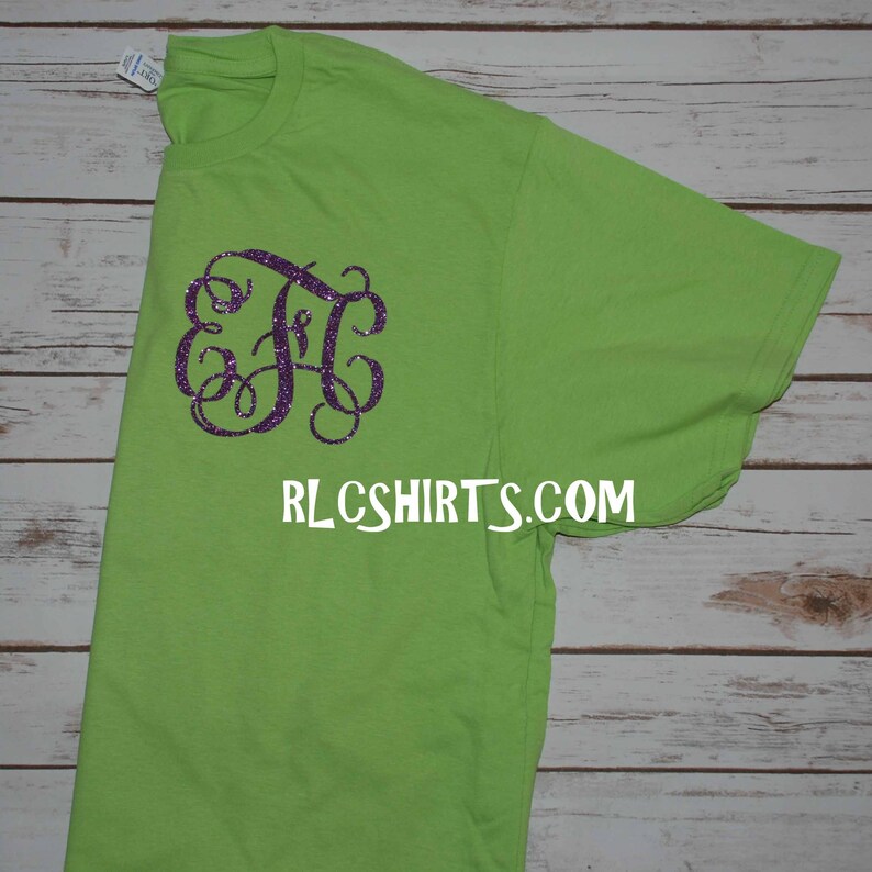 Monogrammed T-Shirt. Mystery Monogram Shirt Sale. Monogrammed | Etsy