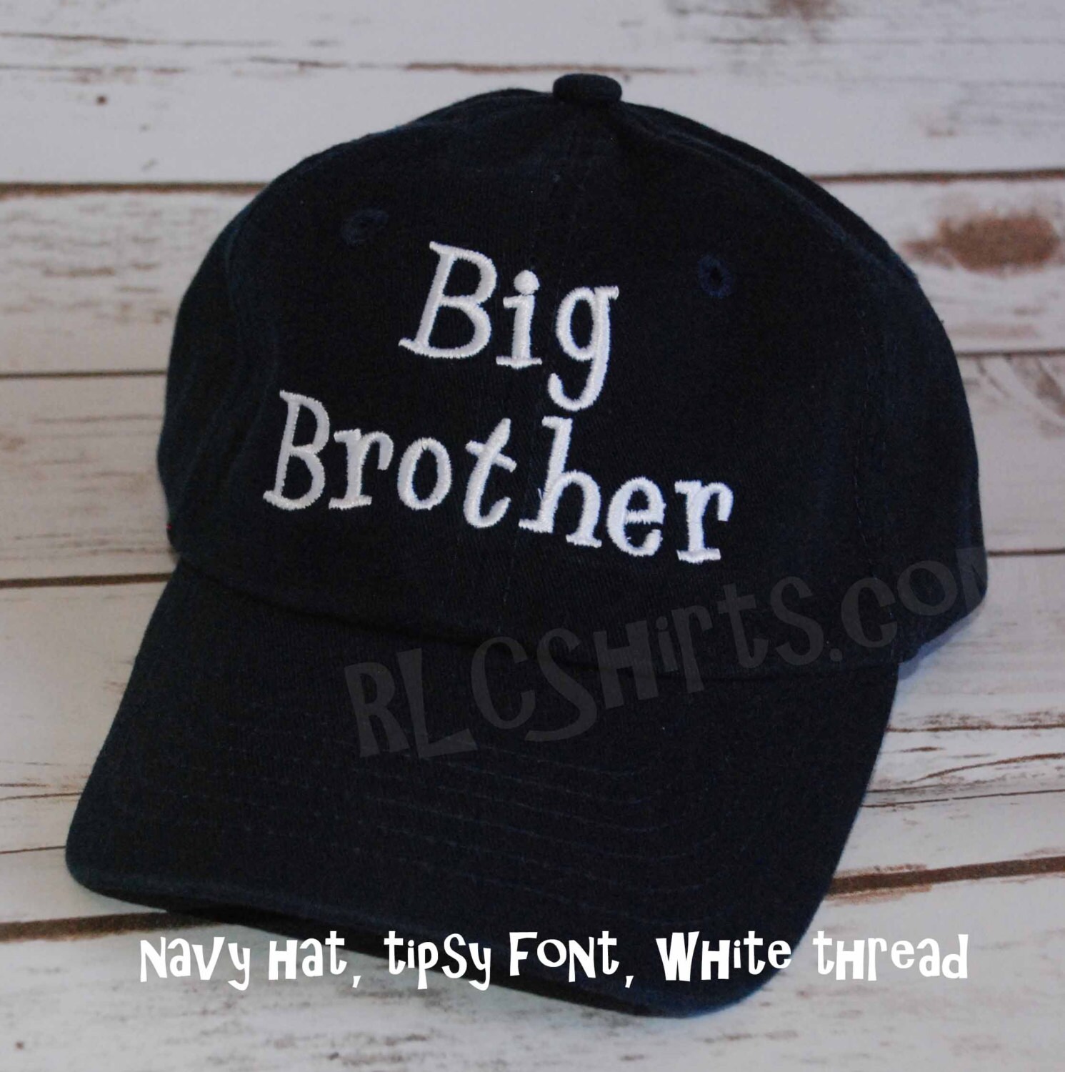 Big Brother personalized hat. Gender Reveal Hat. Baby | Etsy