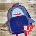 Shark Backpack. Preschool Backpack. Monogram Backpack. Baby Shark ...