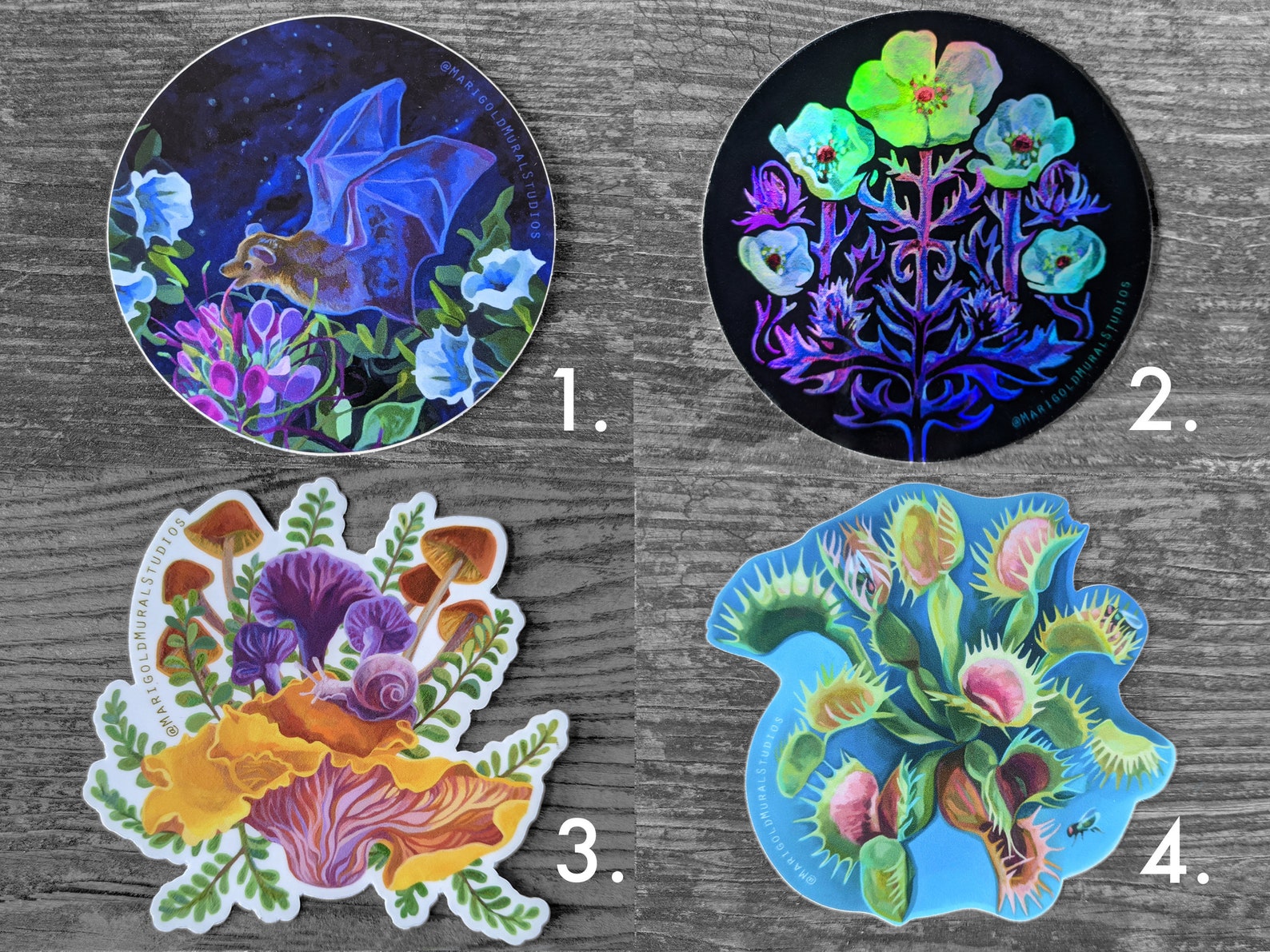 Multi Sticker Discount Your Choice Nature Vinyl Decals Set - Etsy