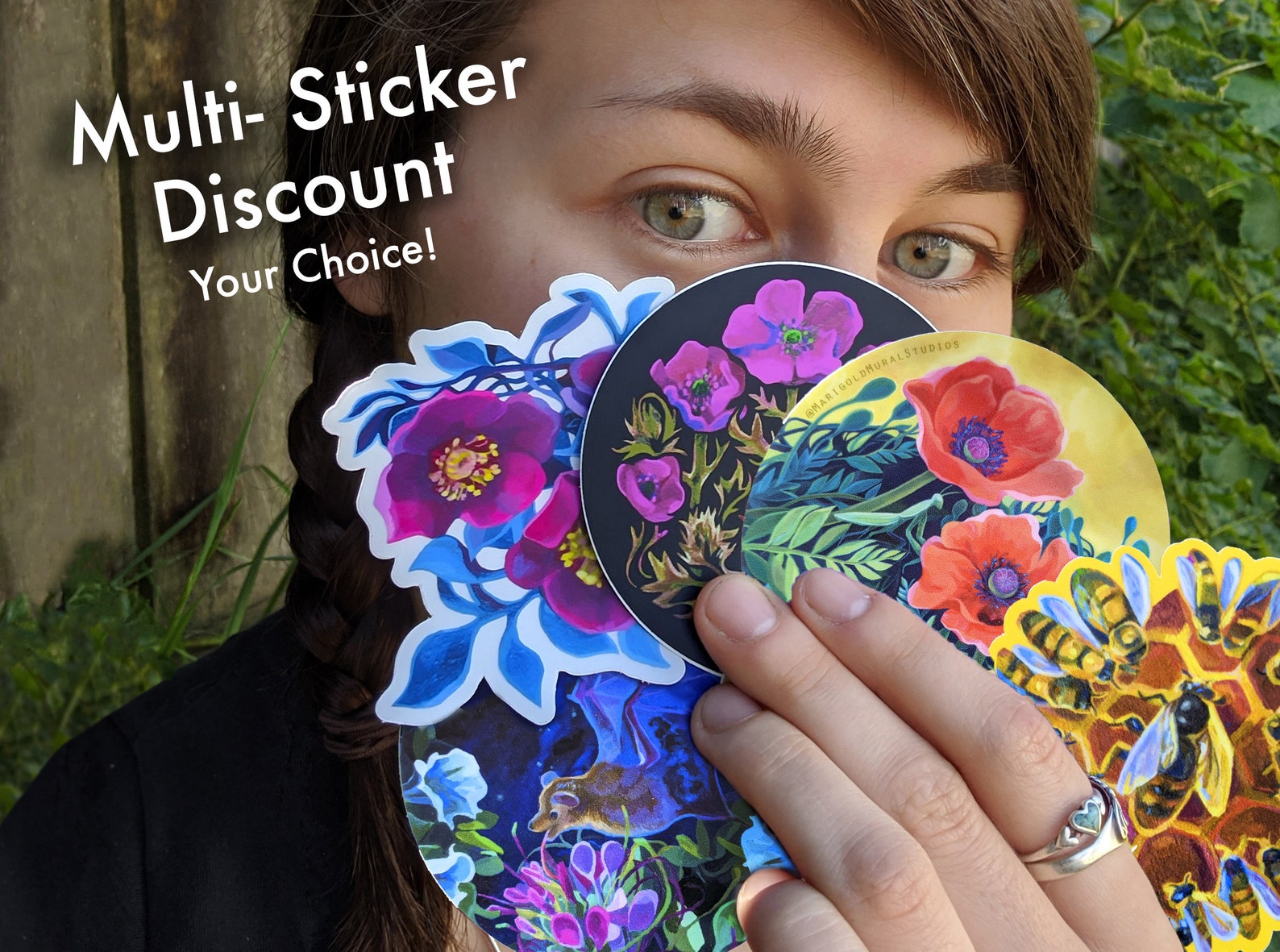 Multi Sticker Discount Your Choice Nature Vinyl Decals Set - Etsy