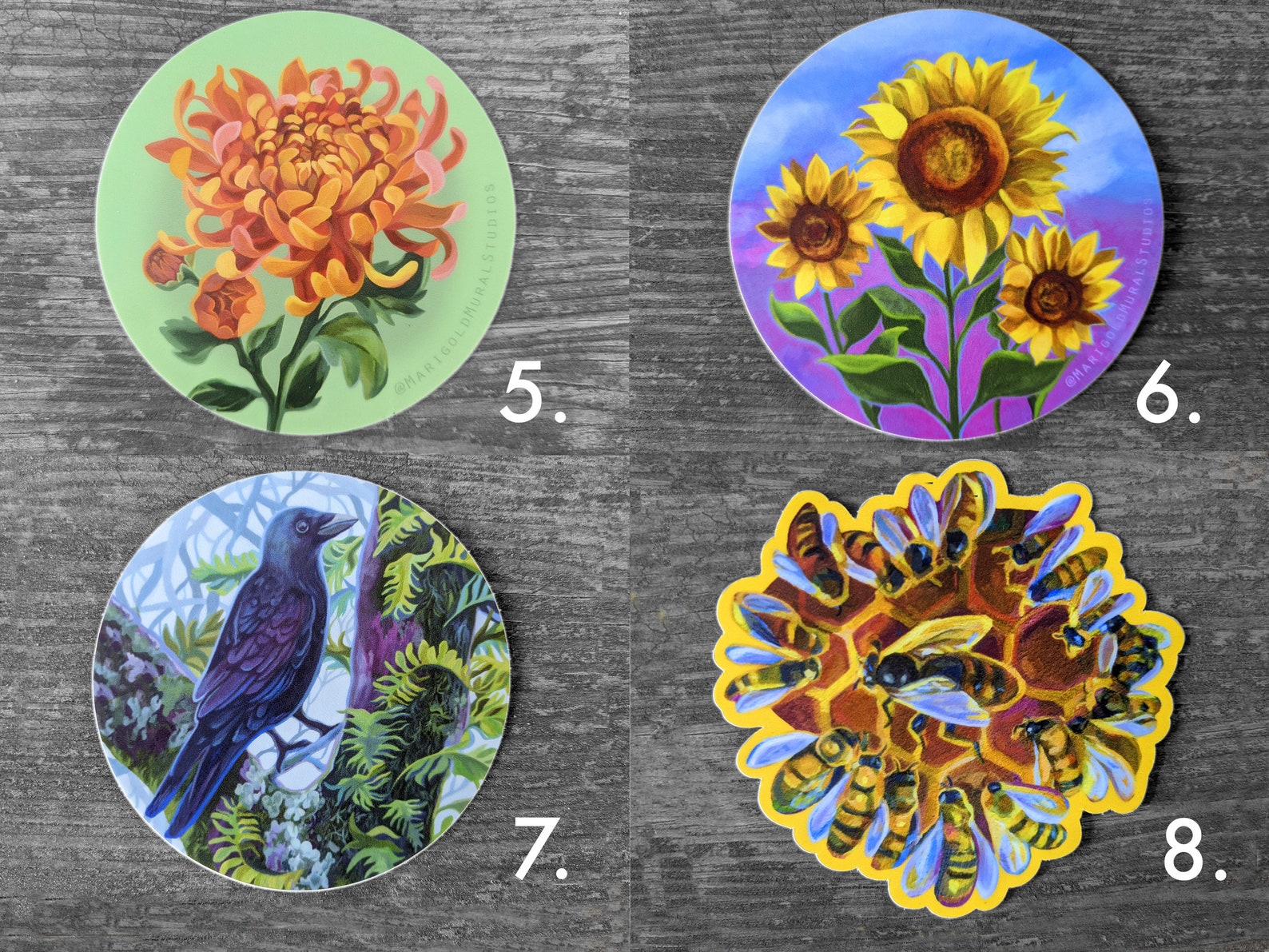 Multi Sticker Discount Your Choice Nature Vinyl Decals Set - Etsy