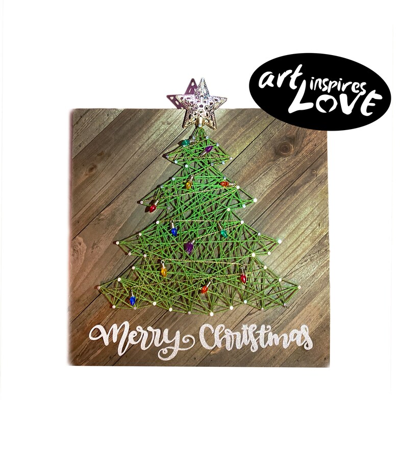 String Art Christmas Arts and Crafts Kit Holiday Crafts DIY String Art ...