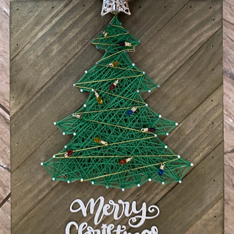 Christmas String Art - Etsy