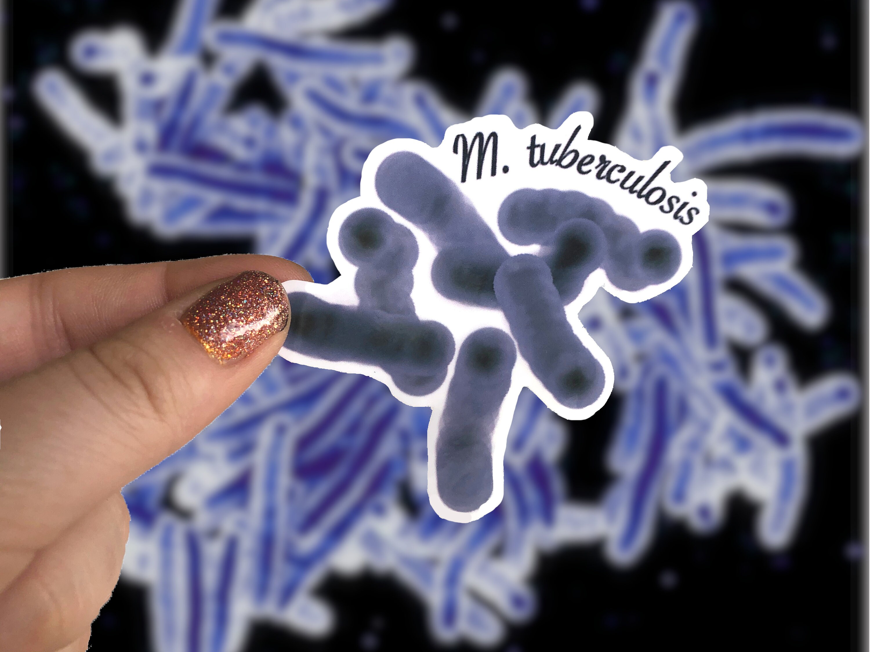 Mycobacterium tuberculosis Vinyl Sticker High Quality Water | Etsy