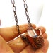 Copper Cauldron Pendant, Chrystal Quartz Point Pendant, Witch Cauldron ...