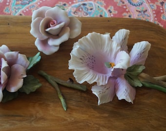 Ceramic flowers | Etsy