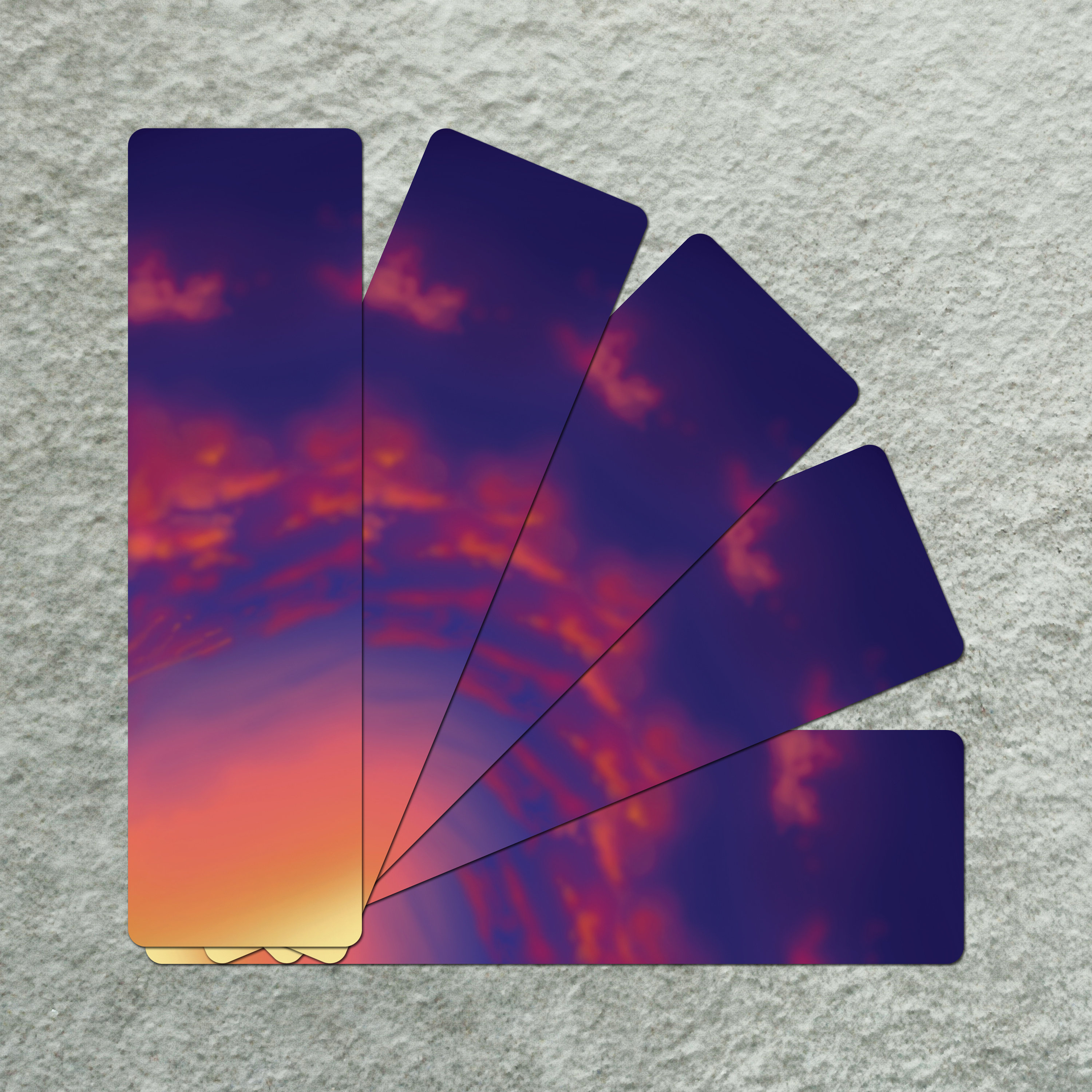 Cloudy Sunset Bookmark Dream Bookmark Evening Sky Bookmark - Etsy UK