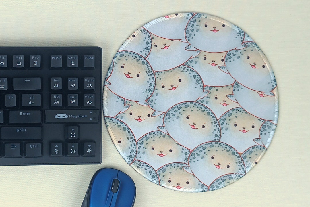 Baby Seal Mouse Pad, Giant Animal Face Mousepad, Cute Animal Mouse Mat ...