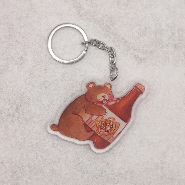 Beer Keychain - Etsy