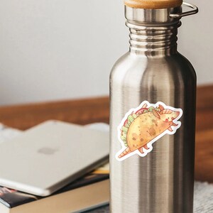 Tacodillo Sticker, Taco Armadillo Sticker, Cute Food Sticker, Mexican ...