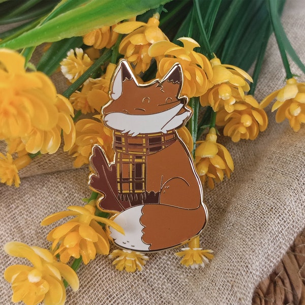Fox Enamel Pin - Etsy