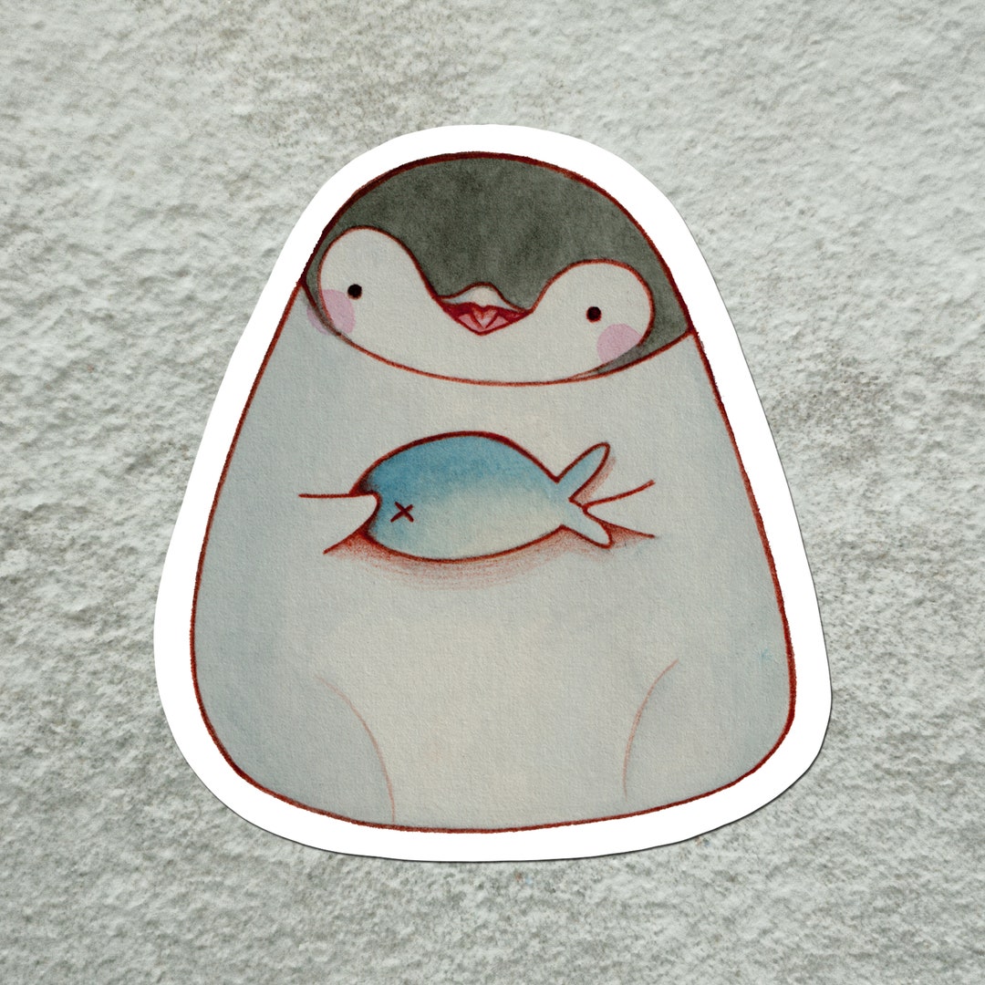 Baby Penguin Sticker, Penguin Chick Sticker, Penguin Sticker, Cute ...