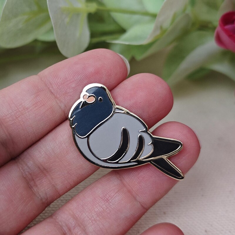 Pigeon Pin - Etsy