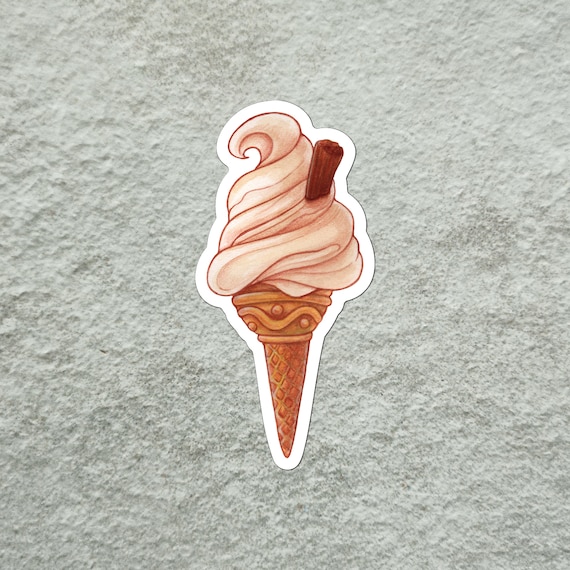 Ninety-nine Ice Cream Sticker Irish Sticker Summer Sticker - Etsy