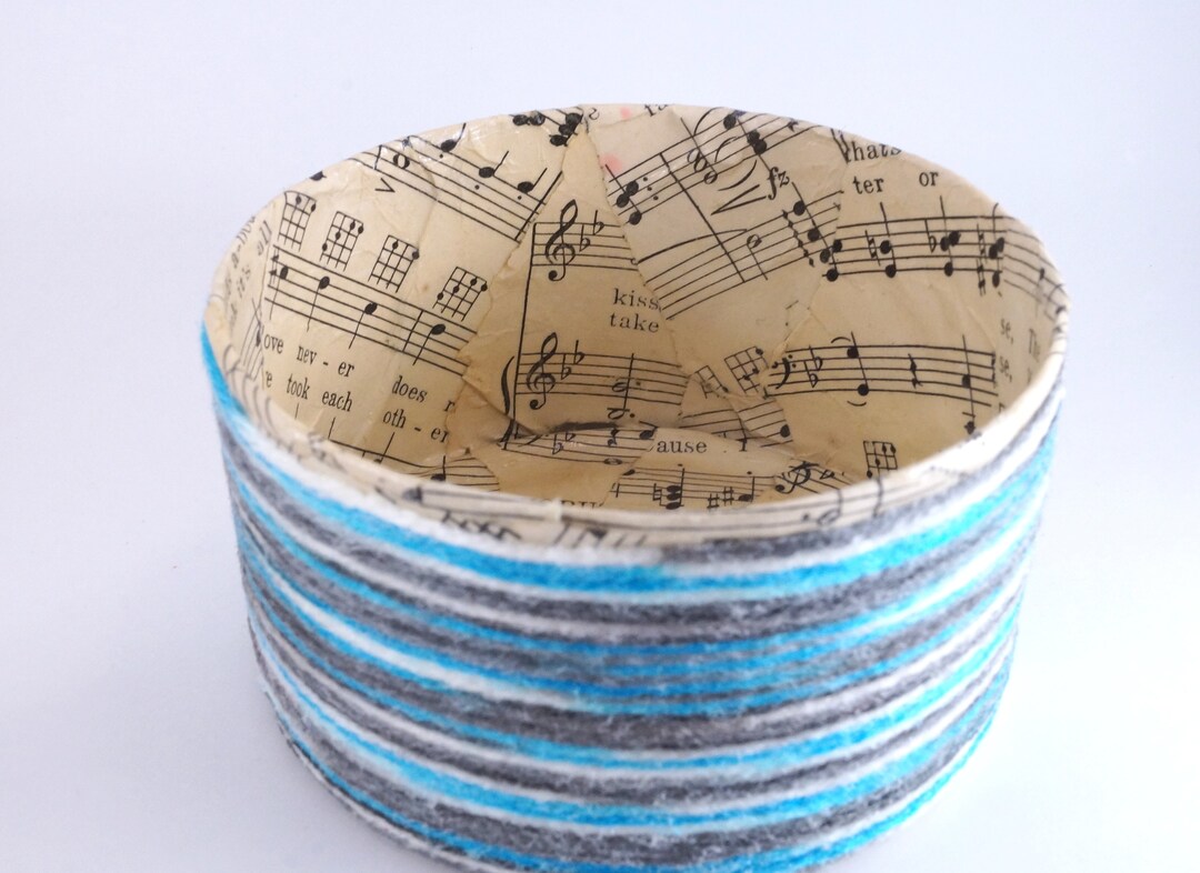 Musical Drawer Organizer Vintage Sheet Music Bright Blues - Etsy