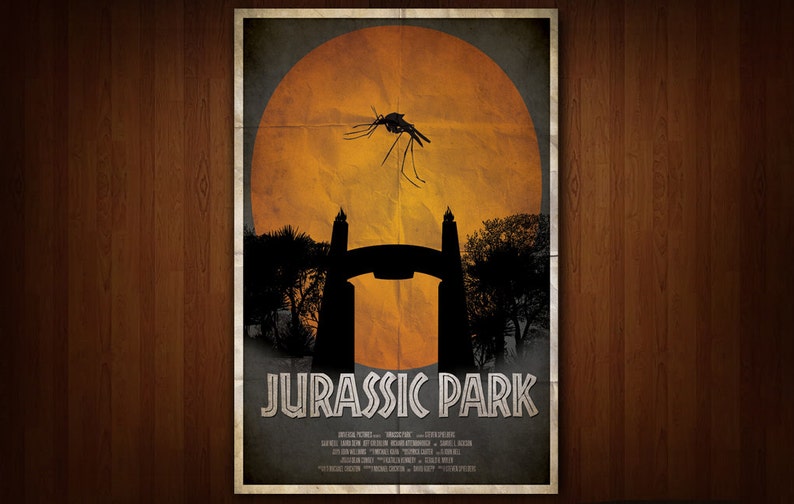 Jurassic Park Poster Multiple Sizes Etsy