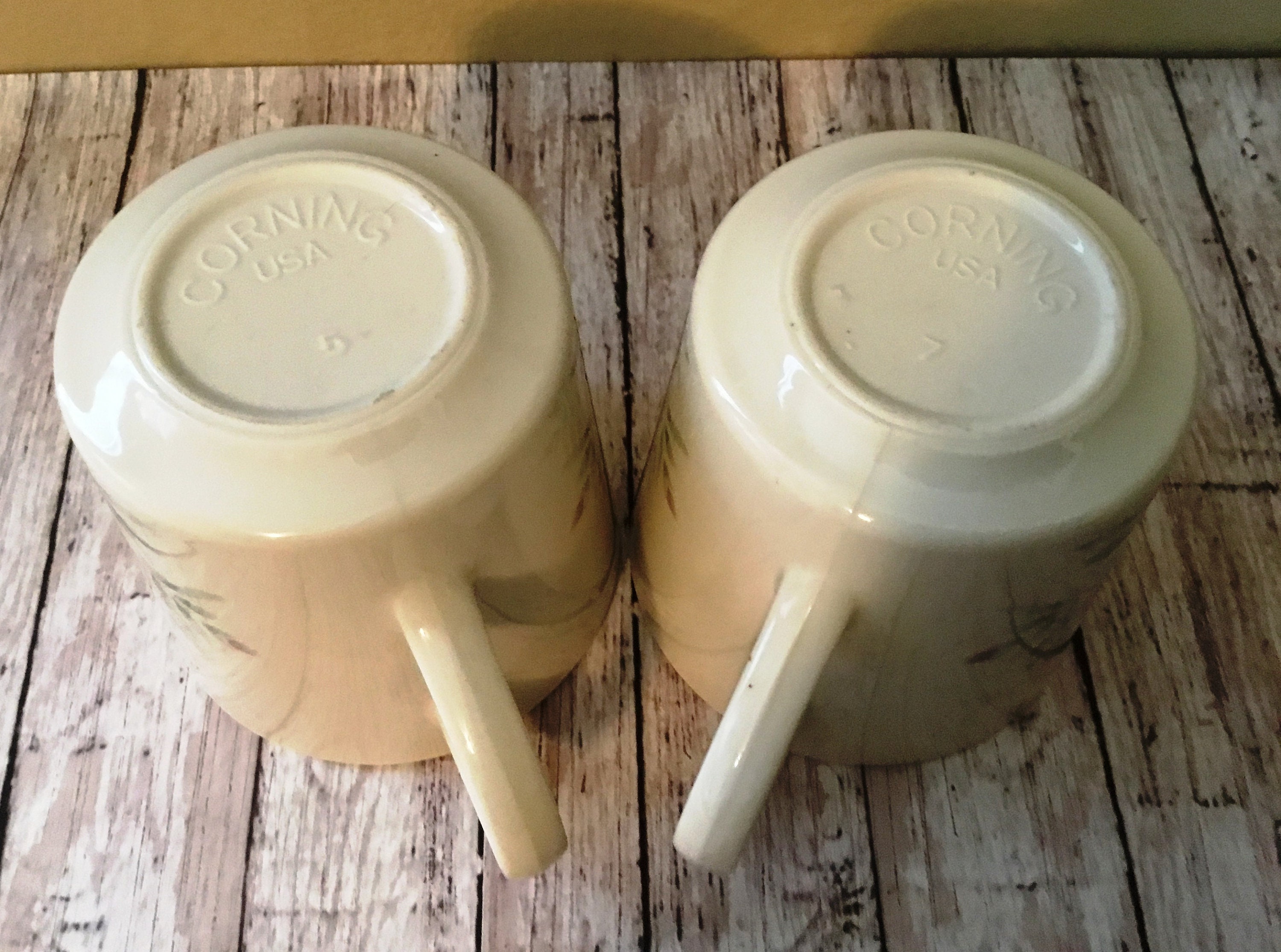 Set of 2 VTG Corning French Garden Pattern Coffee/tea Cups - Etsy