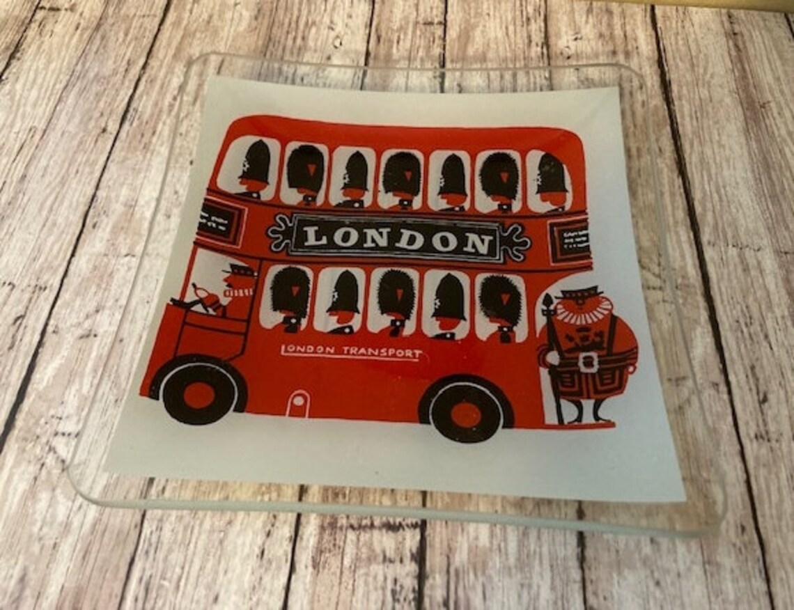 Vintage Kenneth Townsend Chance sights of London Trinket Dish - Etsy