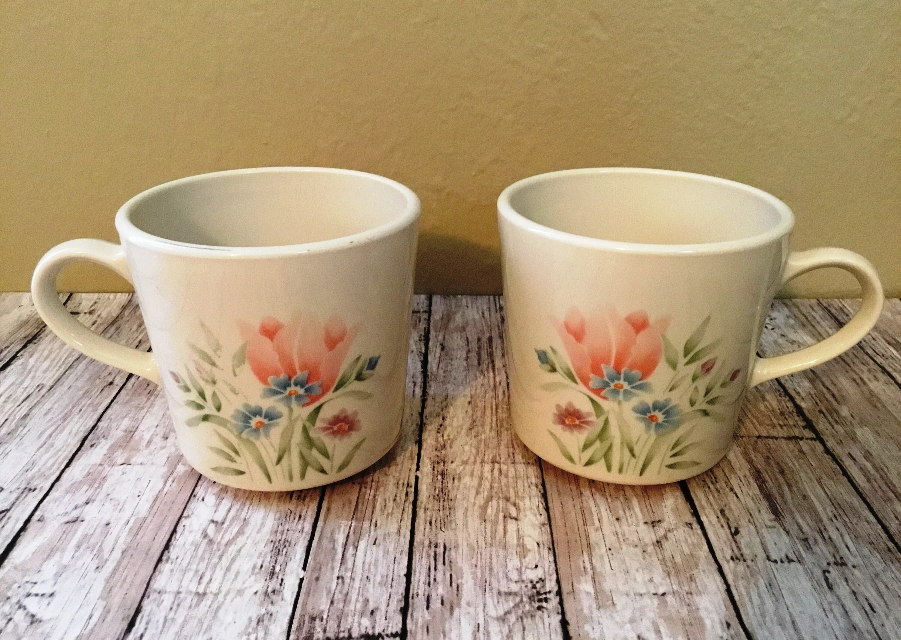 Set of 2 VTG Corning French Garden Pattern Coffee/tea Cups - Etsy