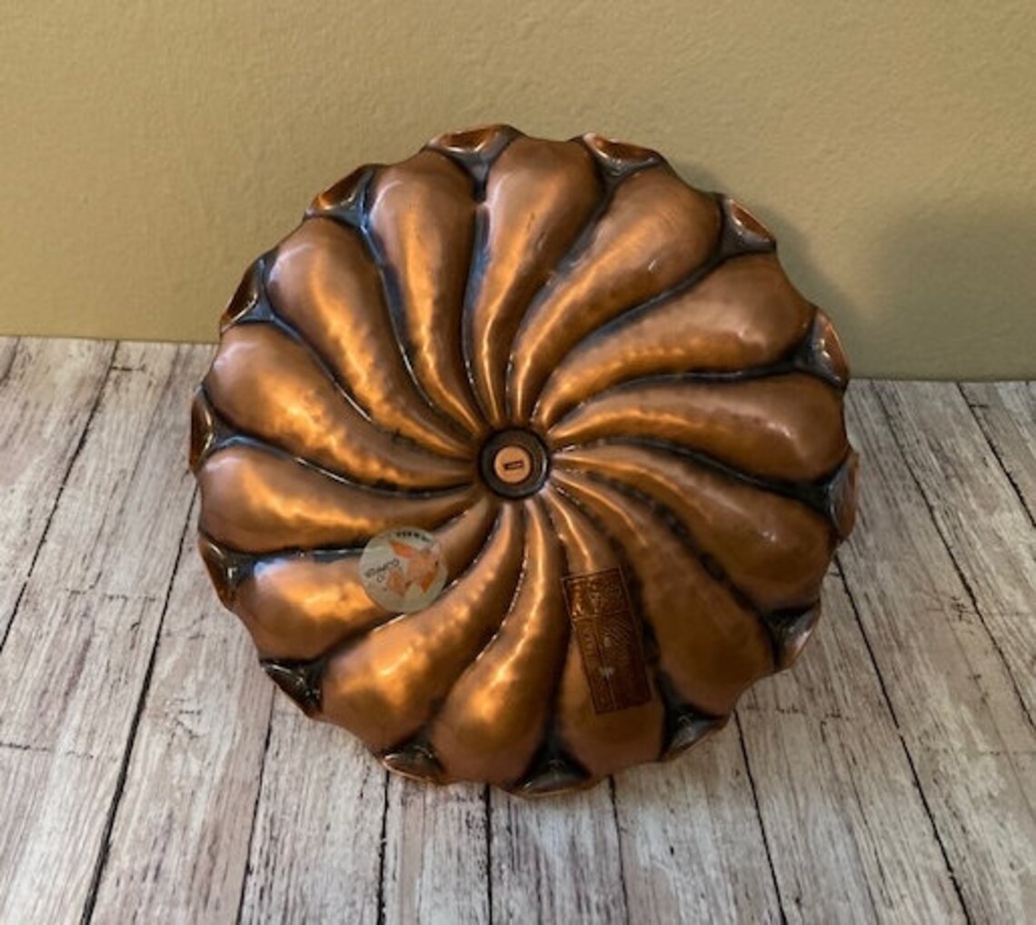 Vintage Gregorian Copper Snack Tray - Etsy