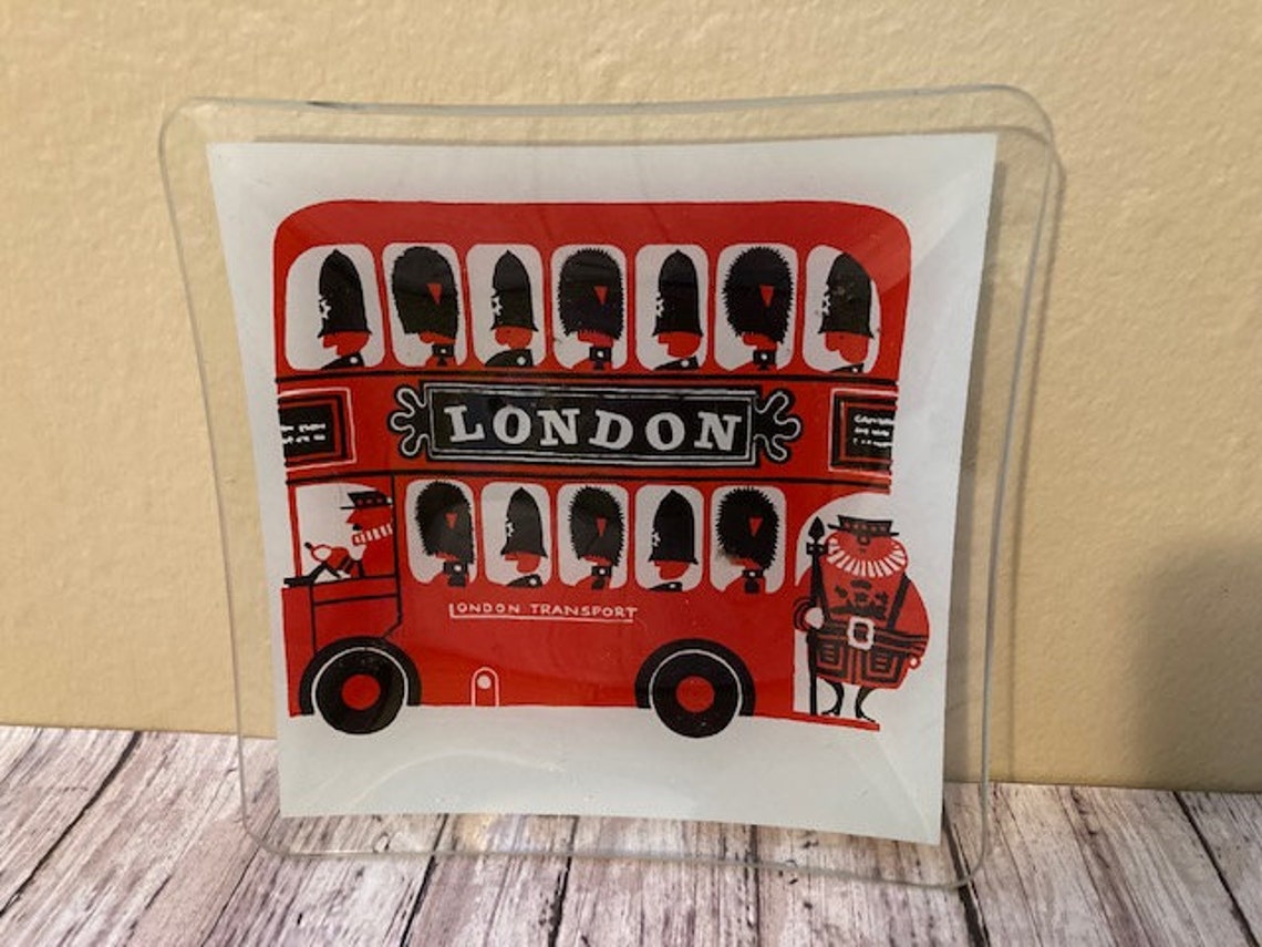 Vintage Kenneth Townsend Chance sights of London Trinket Dish - Etsy