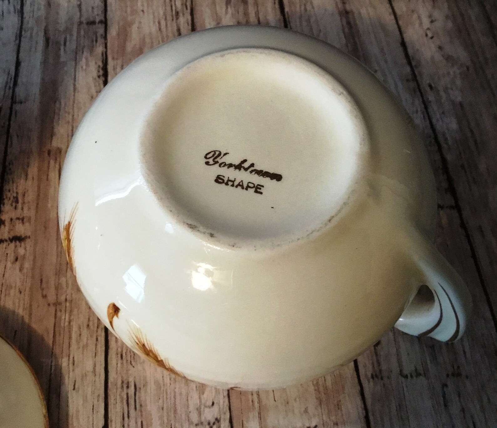 Vintage Edwin M Knowles China Co Yorktown 22 Kt Gold Sugar Bowl ...