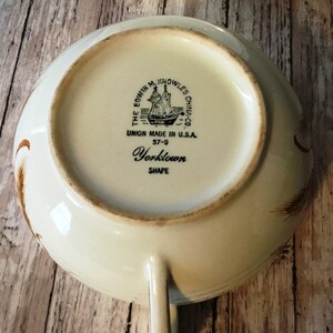 Vintage Edwin M Knowles China Co Yorktown Gravy Boat With Plate - Etsy