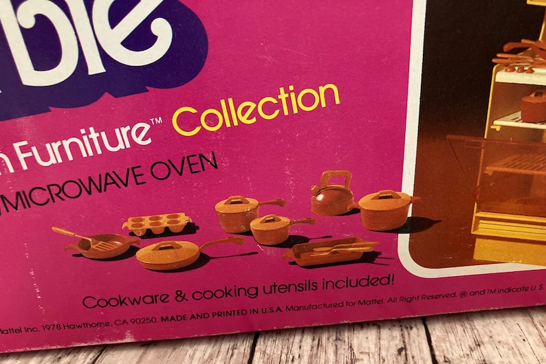 Vintage Barbie Dream Furniture Collection Stove/microwave Oven - Etsy