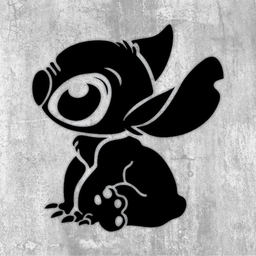 Lilo & Stitch Inspired Stitch Waving Vinyl Decal Car Window - Etsy