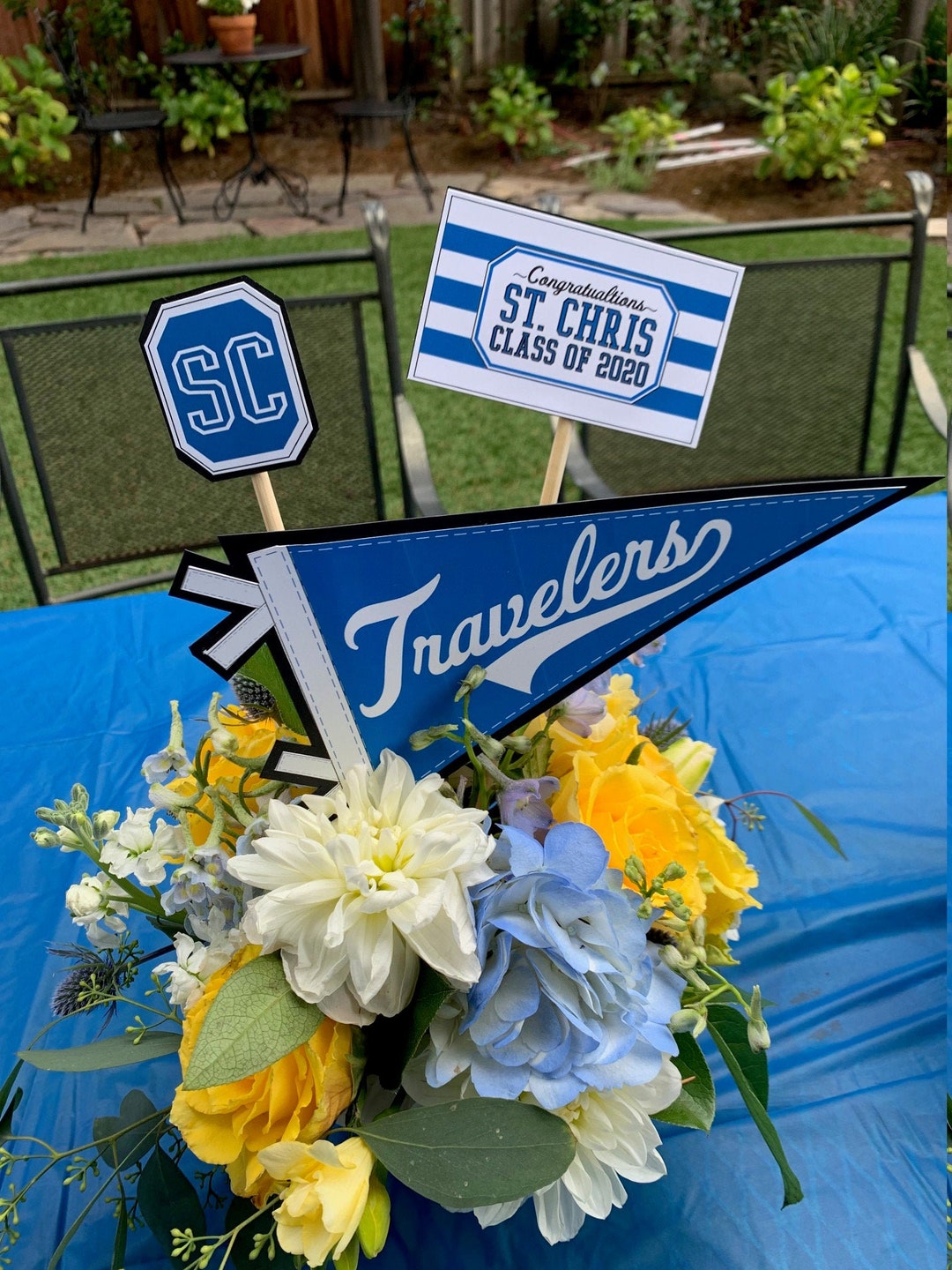 Graduation Party Props Personalized Printable Graduation Centerpiece ...