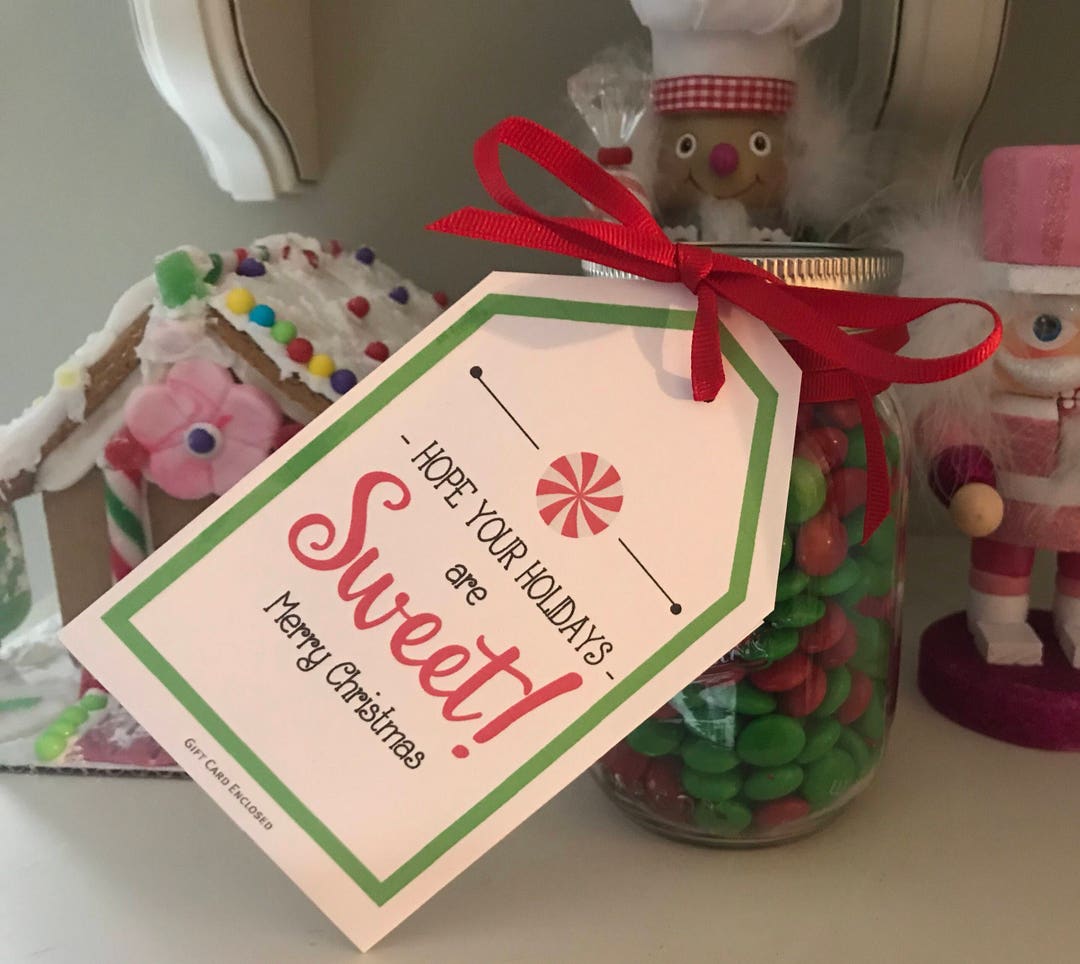 Sweet Holidays Christmas Gift Tags, Printable Download - Etsy