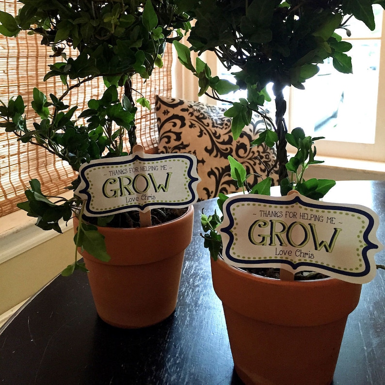 Watch Me Grow Plant Gift Tags | Teacher Appreciation (PDF Download) - Etsy