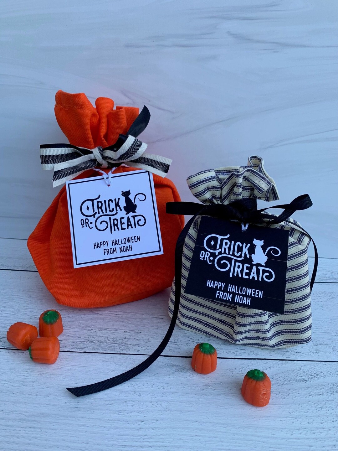 Black Cat Halloween Gift Tags, Printable Trick or Treat Tags (PDF) - Etsy