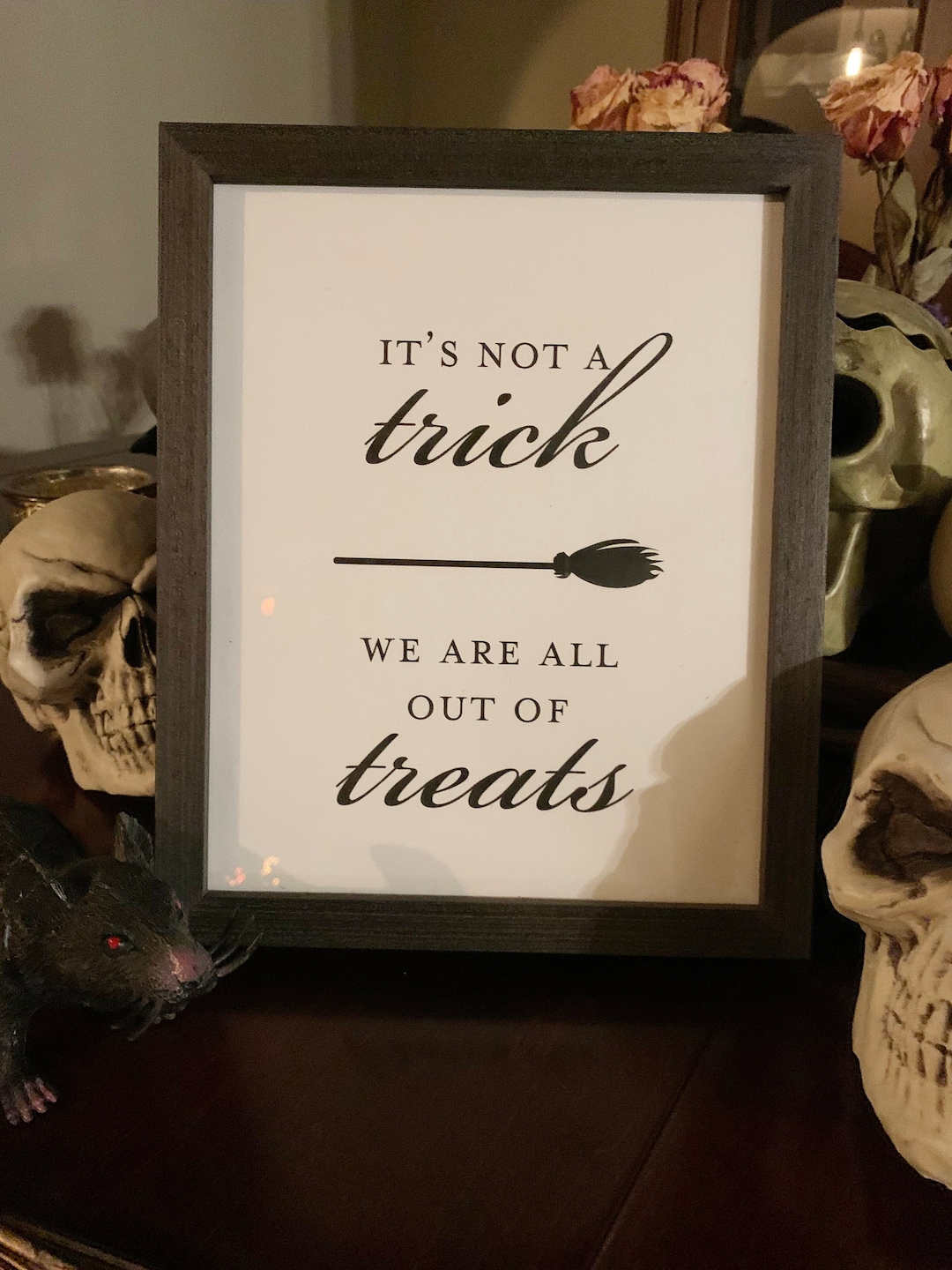 Out of Candy & Only Take One Piece of Candy Printable Halloween ...